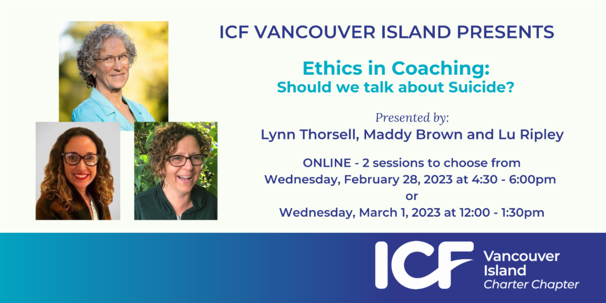 Ethics in Coaching: Should we talk about suicide?